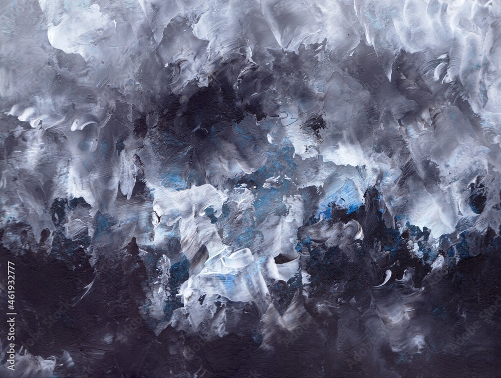 Abstract Black Paint Background. This is my own black abstract artwork ...