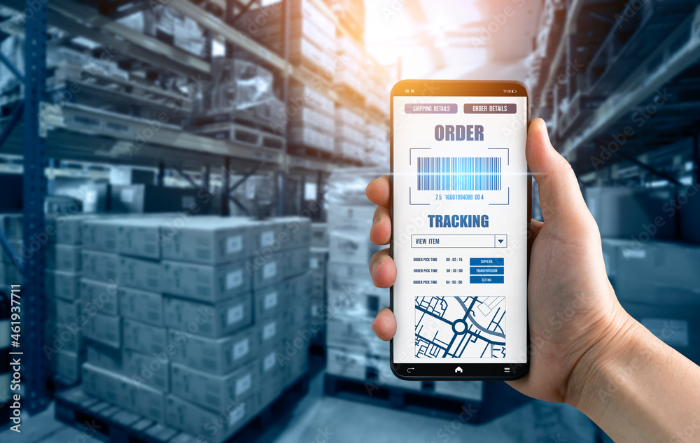 Warehouse management innovative software in computer for real time ...