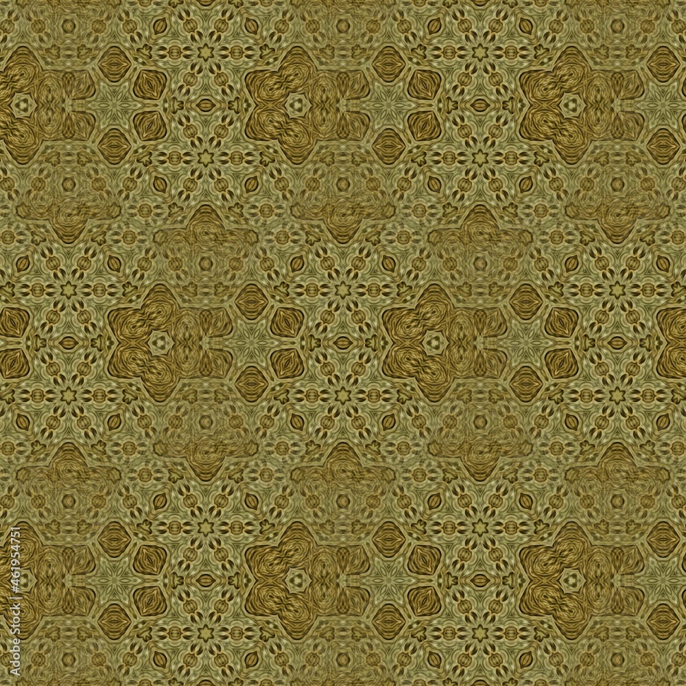 Mystical pattern design for the background. 3d illustration art for ...