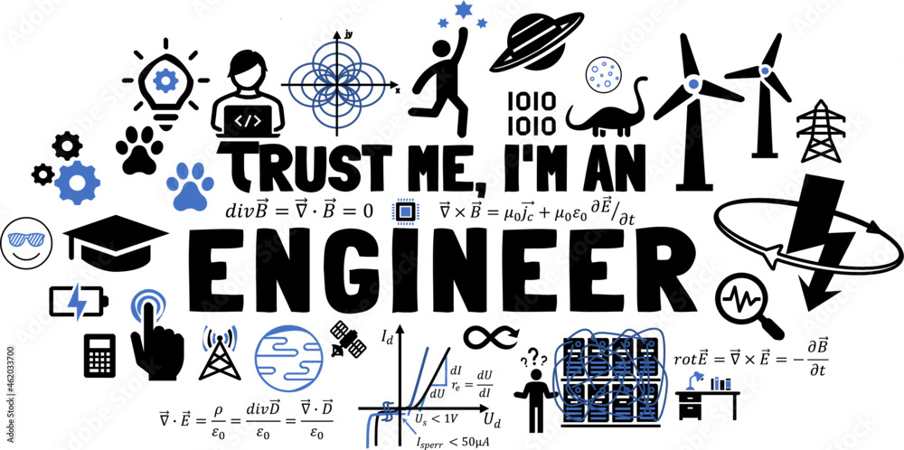 Trust me, I'm an engineer design featuring maxwell equations. Design ...
