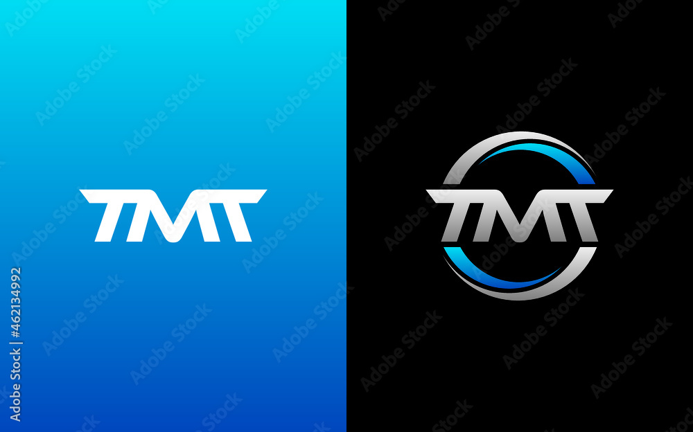 Vetor de TMT Letter Initial Logo Design Template Vector Illustration do ...