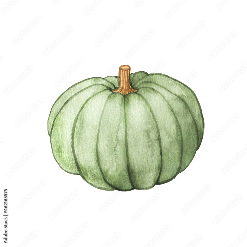 Green Pumpkin Clipart