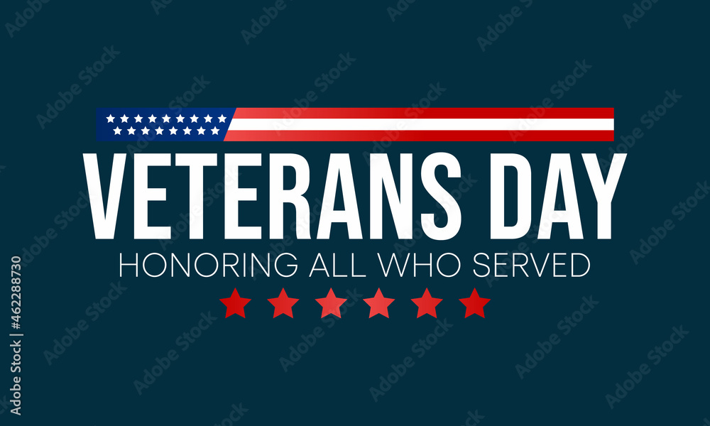 Veterans day is observed every year on November 11, for honoring ...