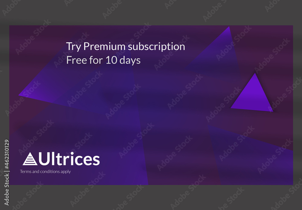 Slideshow Ad Layout with Vanishing Gradient Stock Template | Adobe Stock
