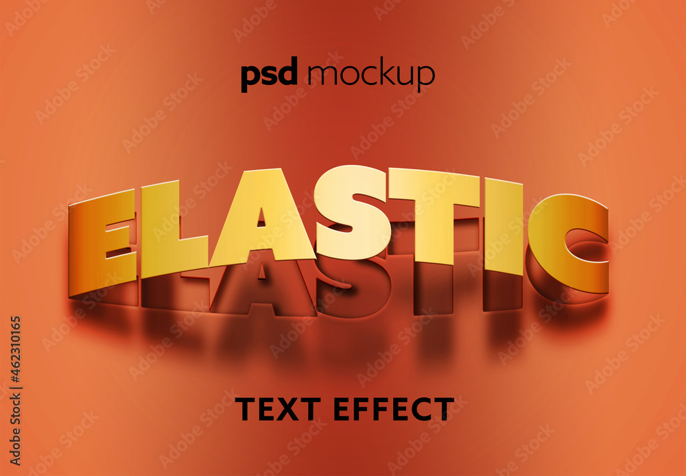 Text Effect Mockup Stock Template | Adobe Stock