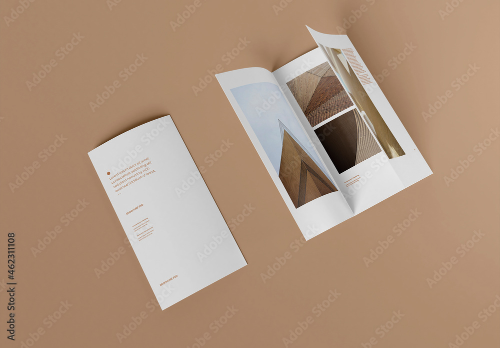 Trifold Brochure Mockup Stock Template | Adobe Stock