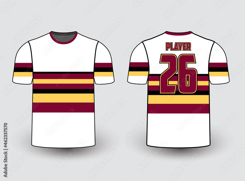 Sports gear template mockup perfect fit for all sports. The designs ...