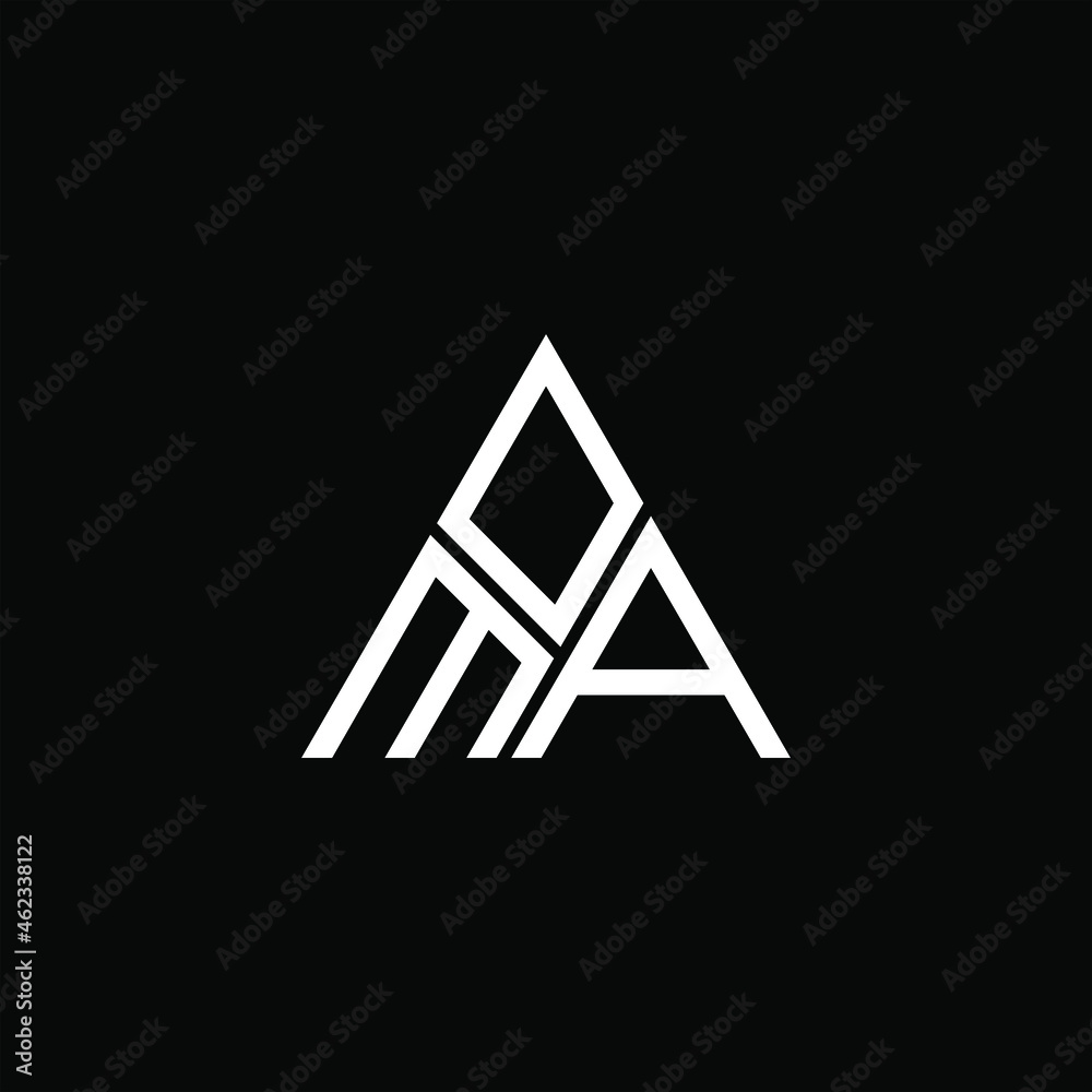 DMA letter logo creative design. DMA unique design, OMA letter logo ...