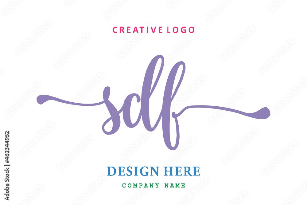 SDF lettering logo is simple, easy to understand and authoritative ...