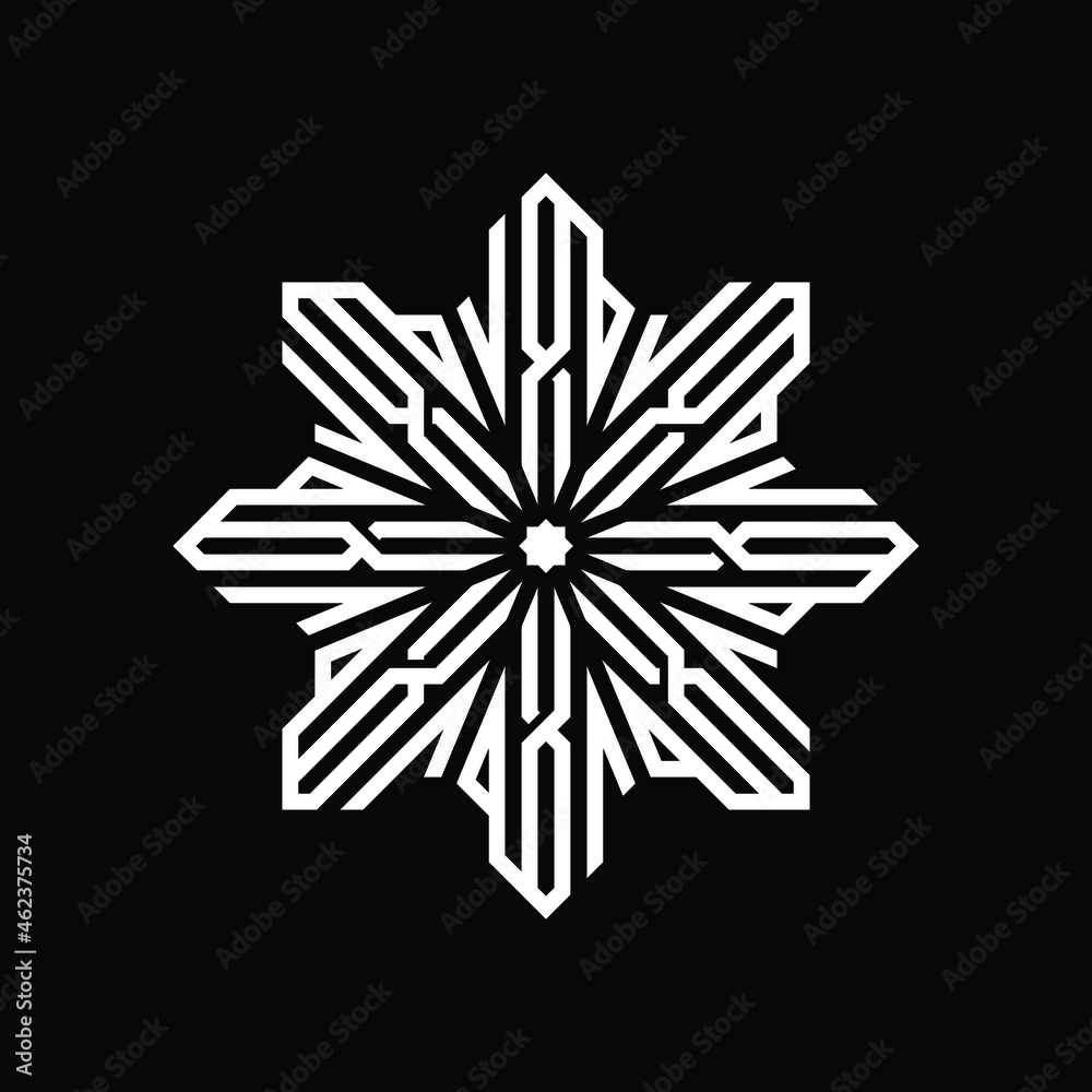 Arabic Calligraphy of the Name of God (Allah) in Star Shape Stock ...