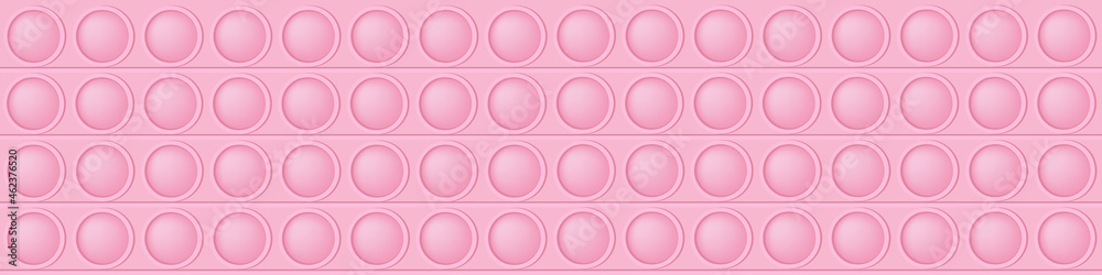Pop it pink background as a fashionable silicon toy for fidgets ...