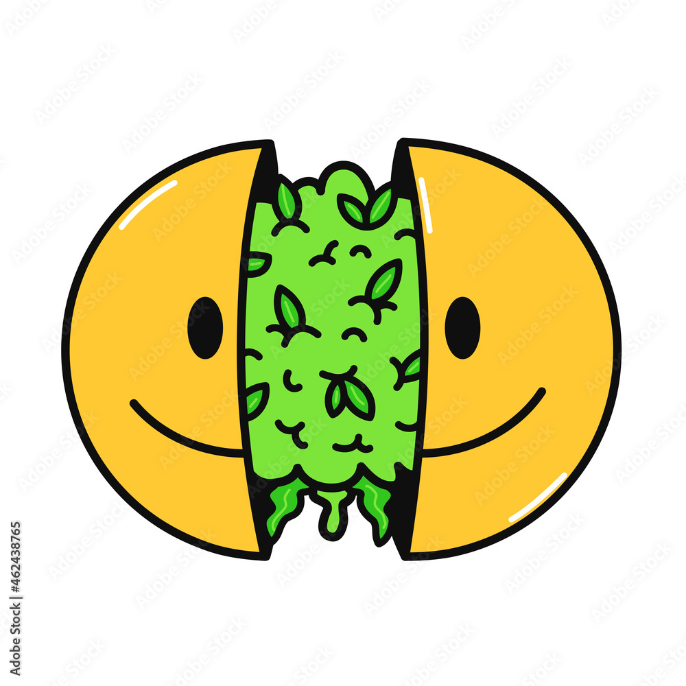 Weed Smiley Face Shirt