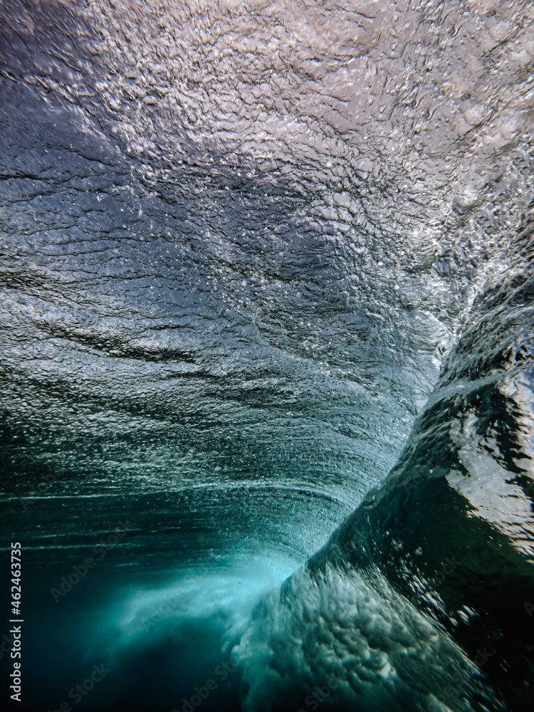 Ocean wave texture, Underwater view Stock Photo | Adobe Stock