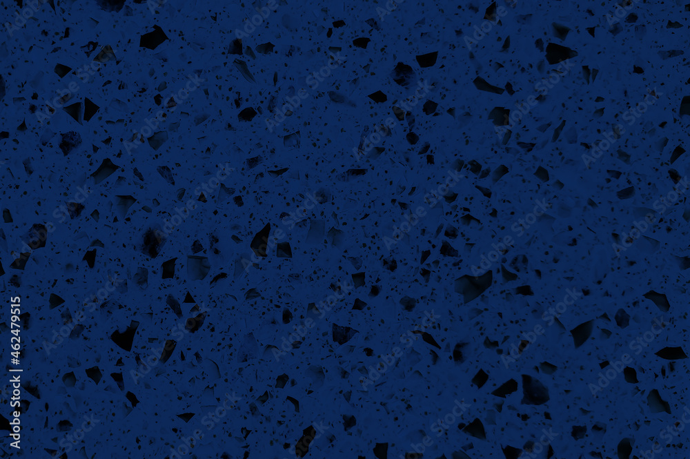blue quartz surface for bathroom or kitchen countertop. close up ...