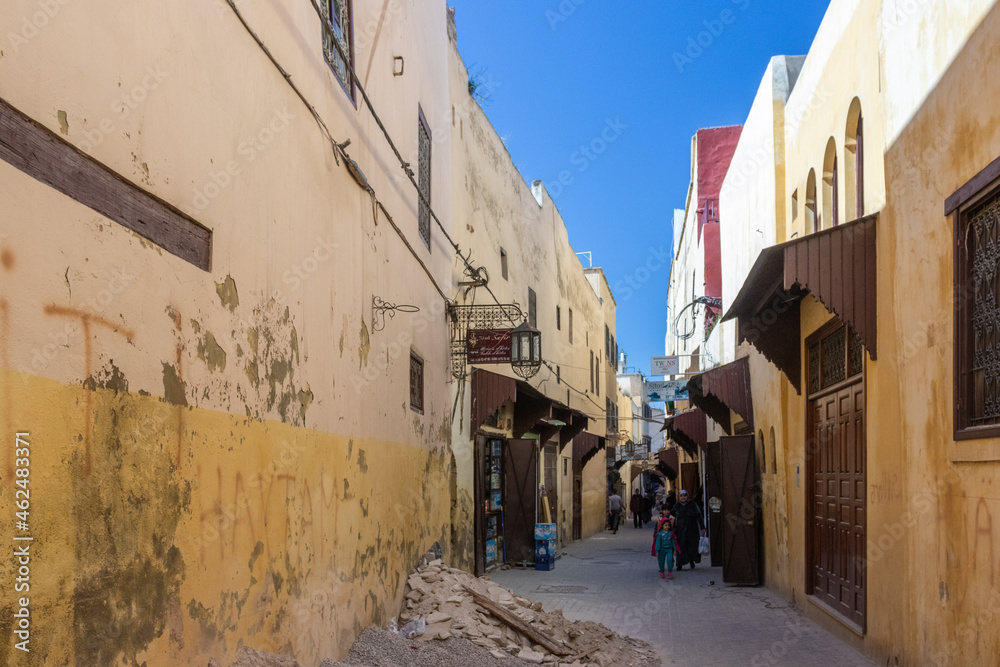 Africa Morocco city Meknes old town ancient heritage Islamic culture ...