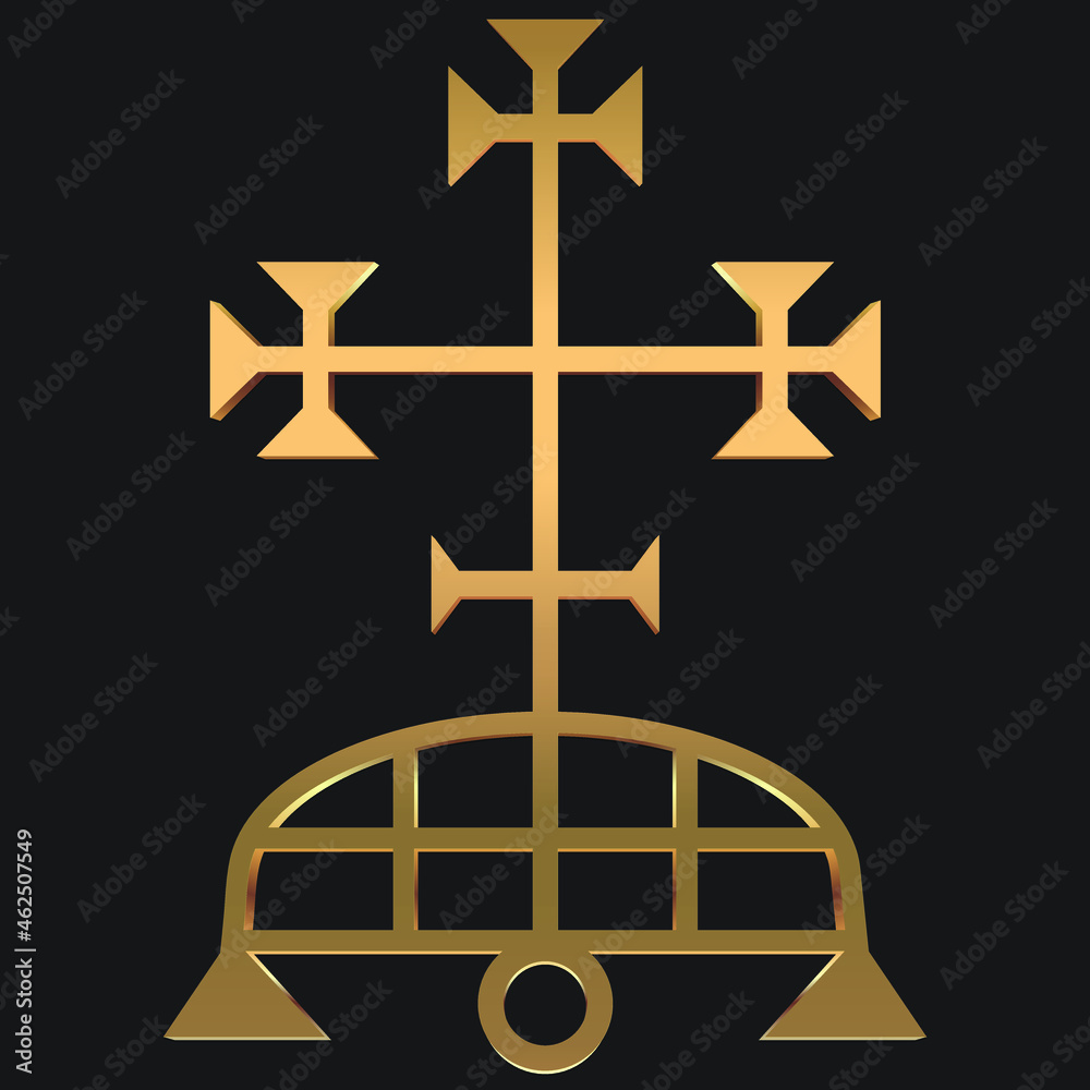 Samigina Gamigin Vector Golden Color Seal Isolated Sigil Ars Goetia ...