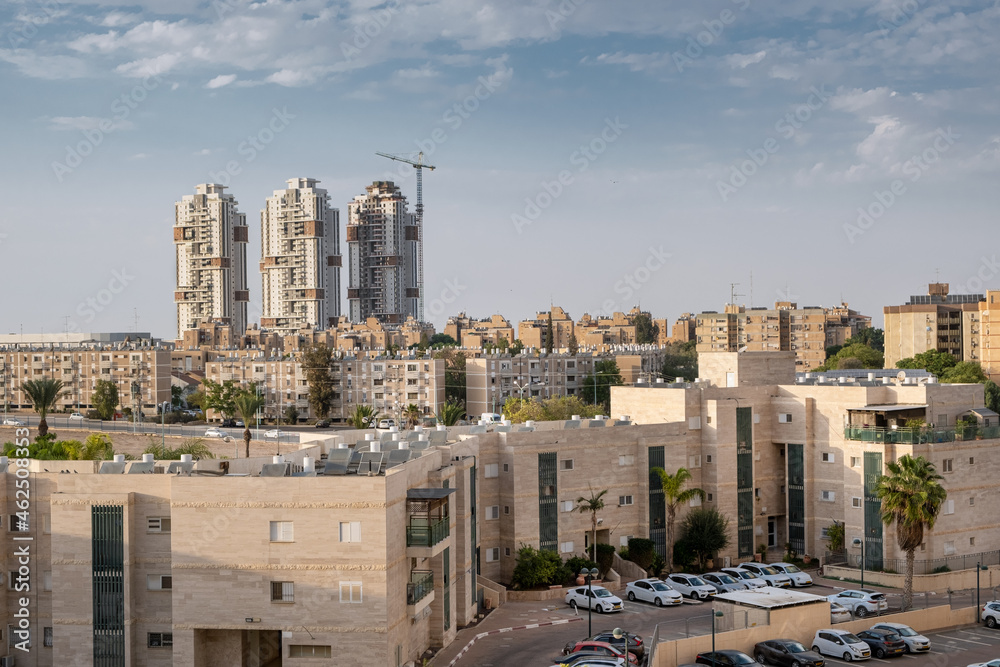 Postcard city Contrast in four generations of buildings Architecture in ...