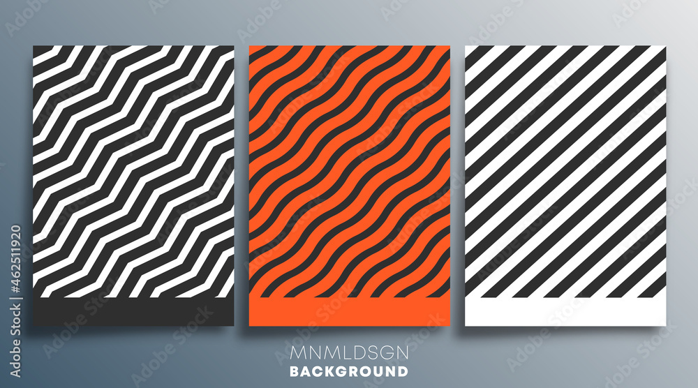 Minimal line design for flyer, poster, brochure cover, background ...