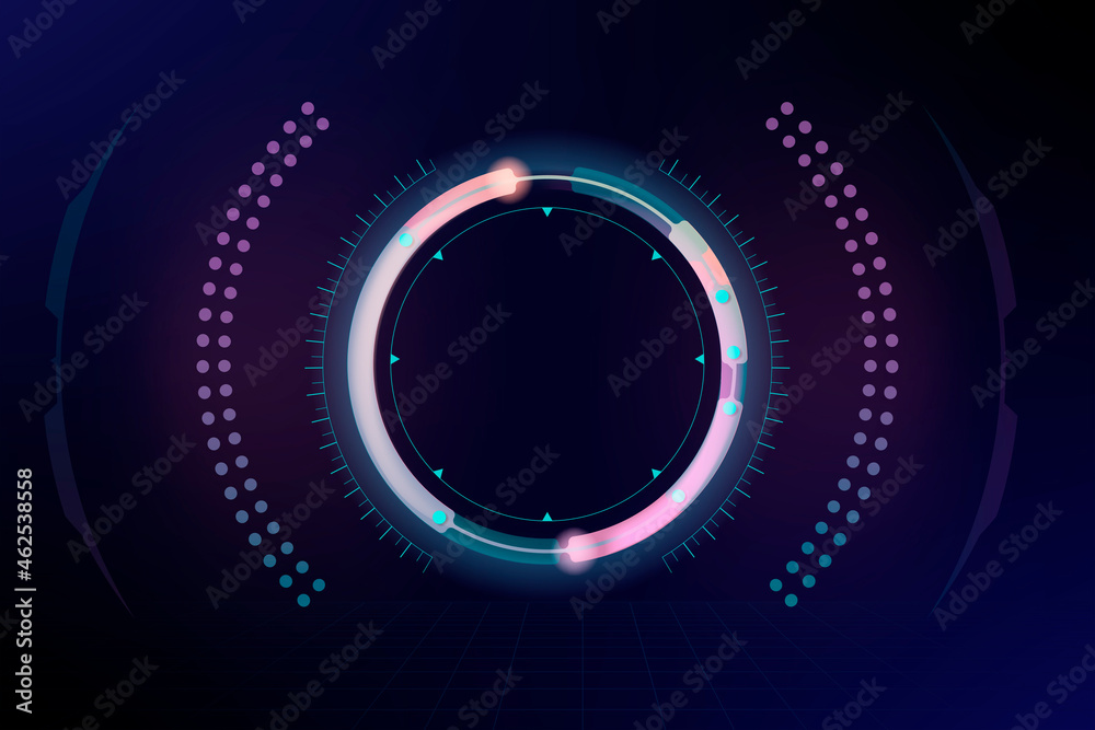 Technology interface template design elements vector Stock Vector ...