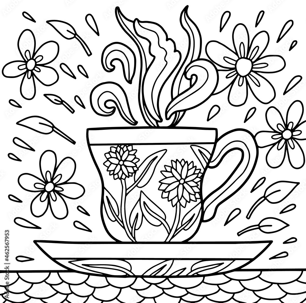 Tea cup chamomile cosiness hygge flower herbal sweethome homesweethome ...