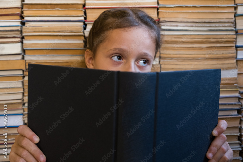 Boy Reading Books Wallpaper