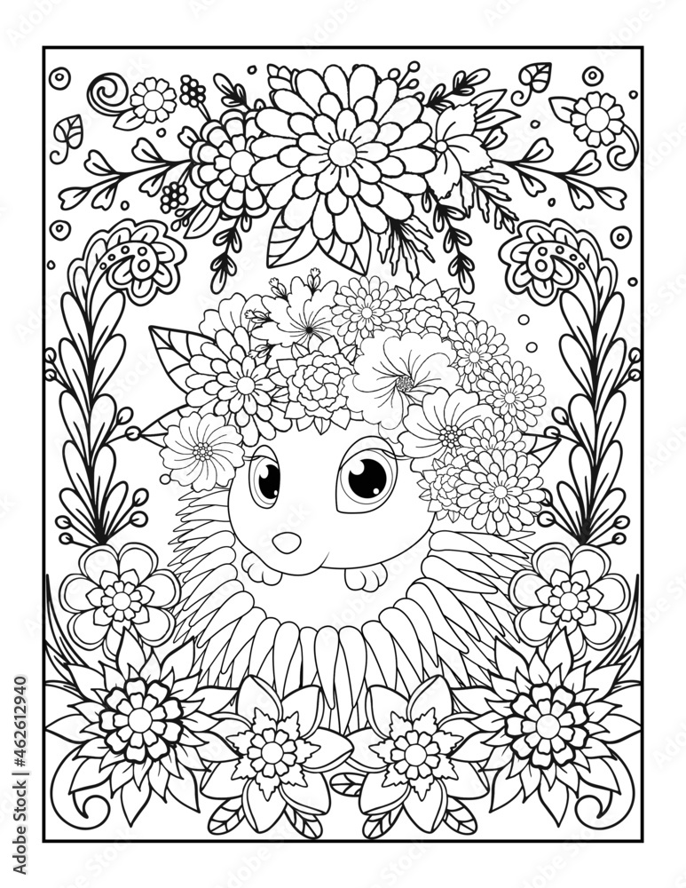 Adult coloring pages. Floral adult coloring pages. Coloring pages for ...