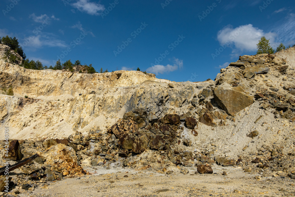 Rosia Montana Gold Mine Quarry in Romania Stock Photo | Adobe Stock