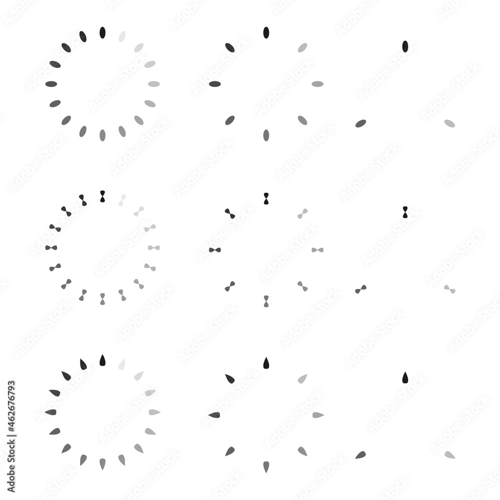 Vector loading processing signs. Process bar indicators. Vector ...