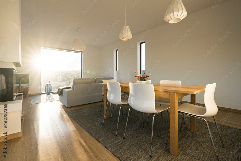 Home interior of a modern house Stock Photo | Adobe Stock