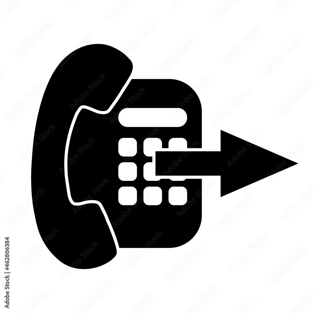 Phone icon Telephone icon symbol for app and messenger Stock Vector ...
