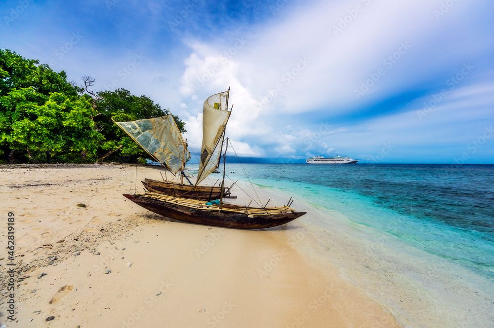 Papua New Guinea, Trobriand Islands, Kitava Island Stock Photo | Adobe ...