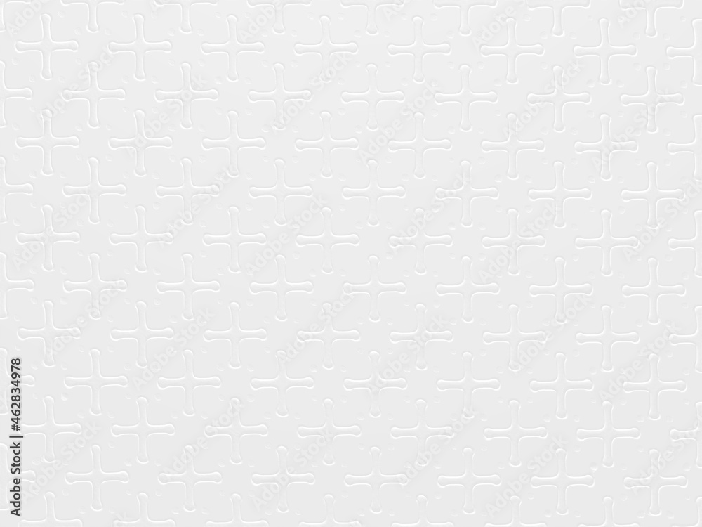 Abstract clean white texture wall 3d rendering, jagged edge shape ...