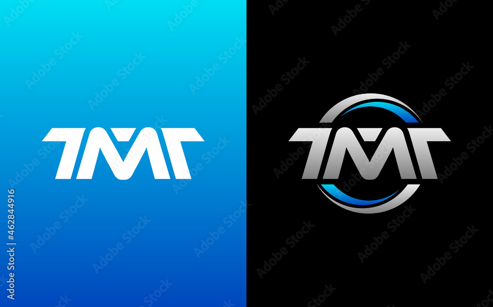 Vetor de TMT Letter Initial Logo Design Template Vector Illustration do Stock | Adobe Stock