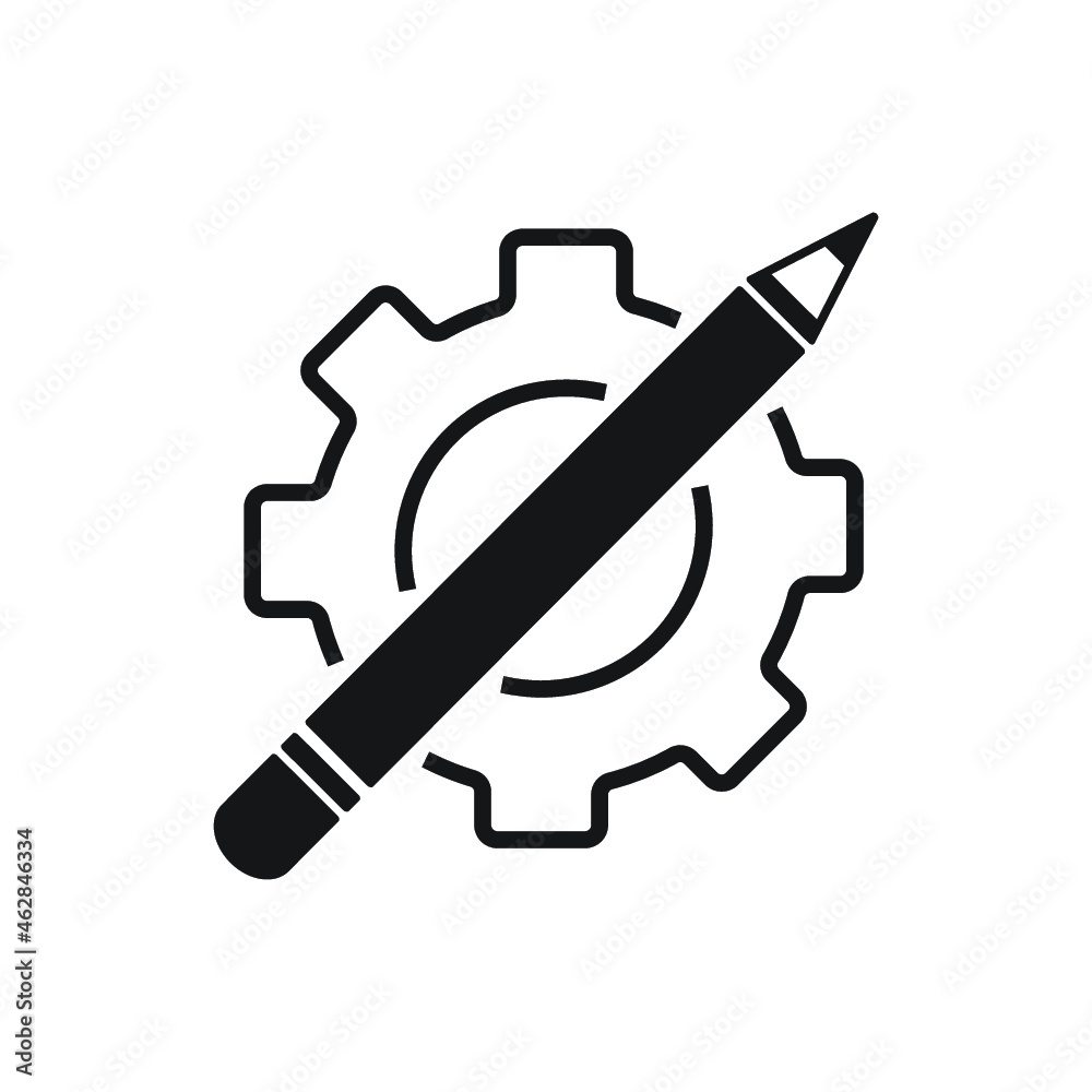 Implementation icon design isolated on white background Stock Vector ...