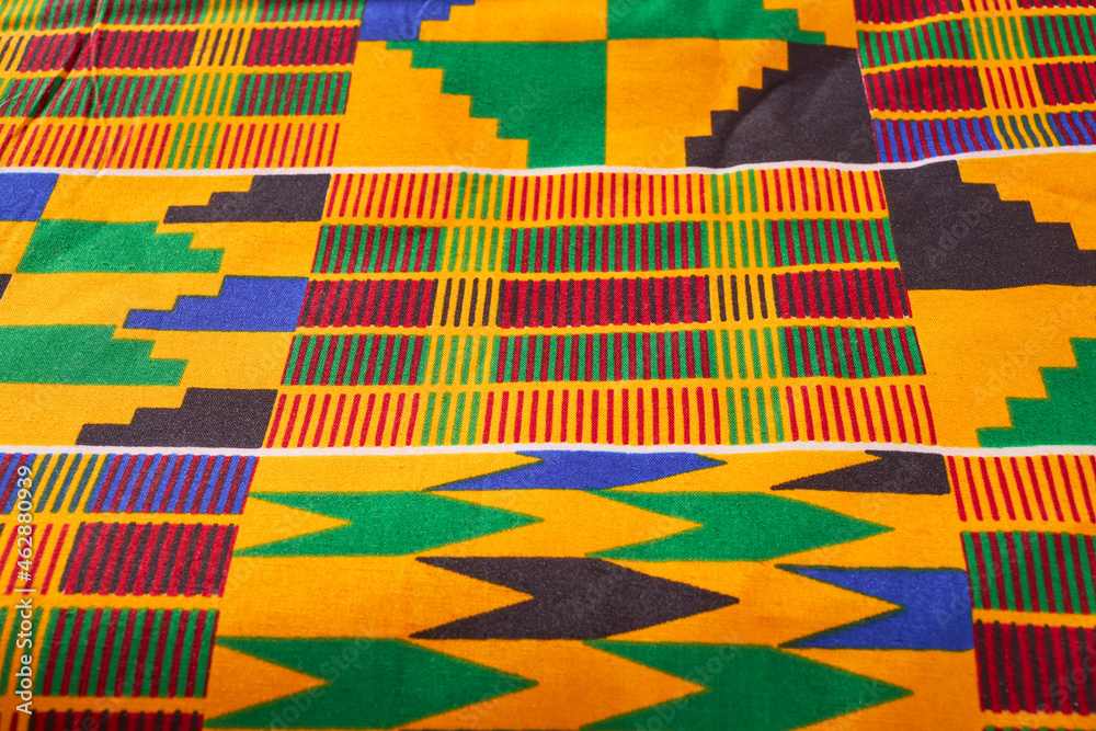 Ghanaian Fabric Stock Photo | Adobe Stock
