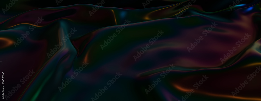 Dark Wallpaper with Iridescent Highlights. Stock Illustration | Adobe Stock