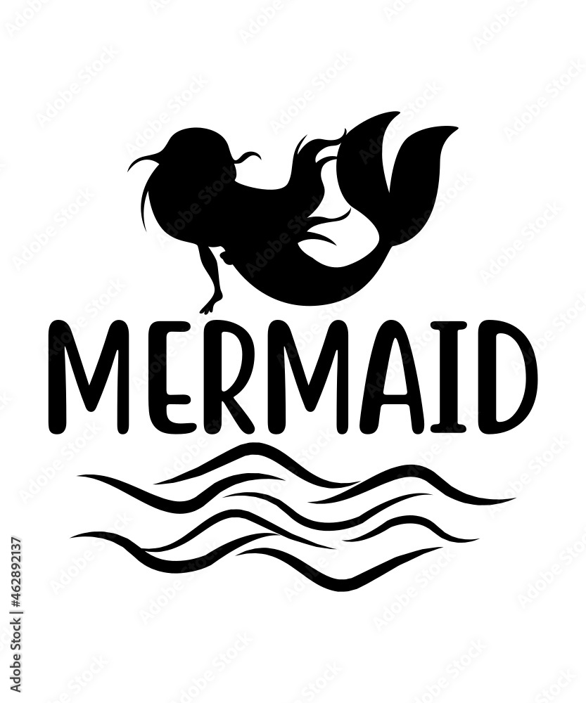 Mermaid Svg Bundle,Mermaid Svg,Give Me Vitamin Sea Svg,Birthday Girl ...