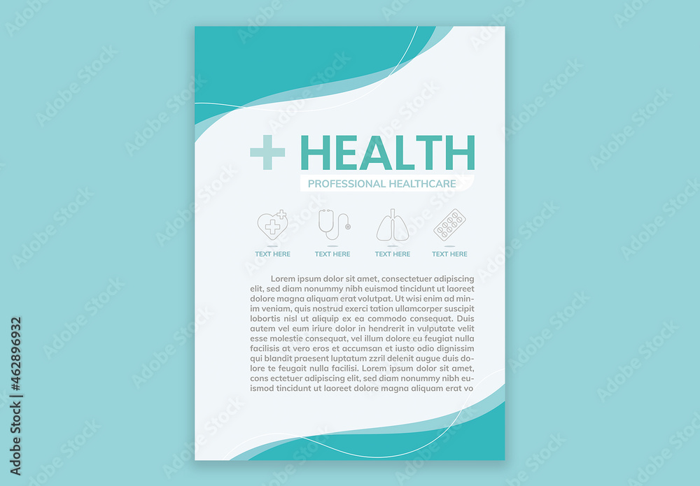 Health and Healthcare for Coronavirus Layout Stock Template | Adobe Stock