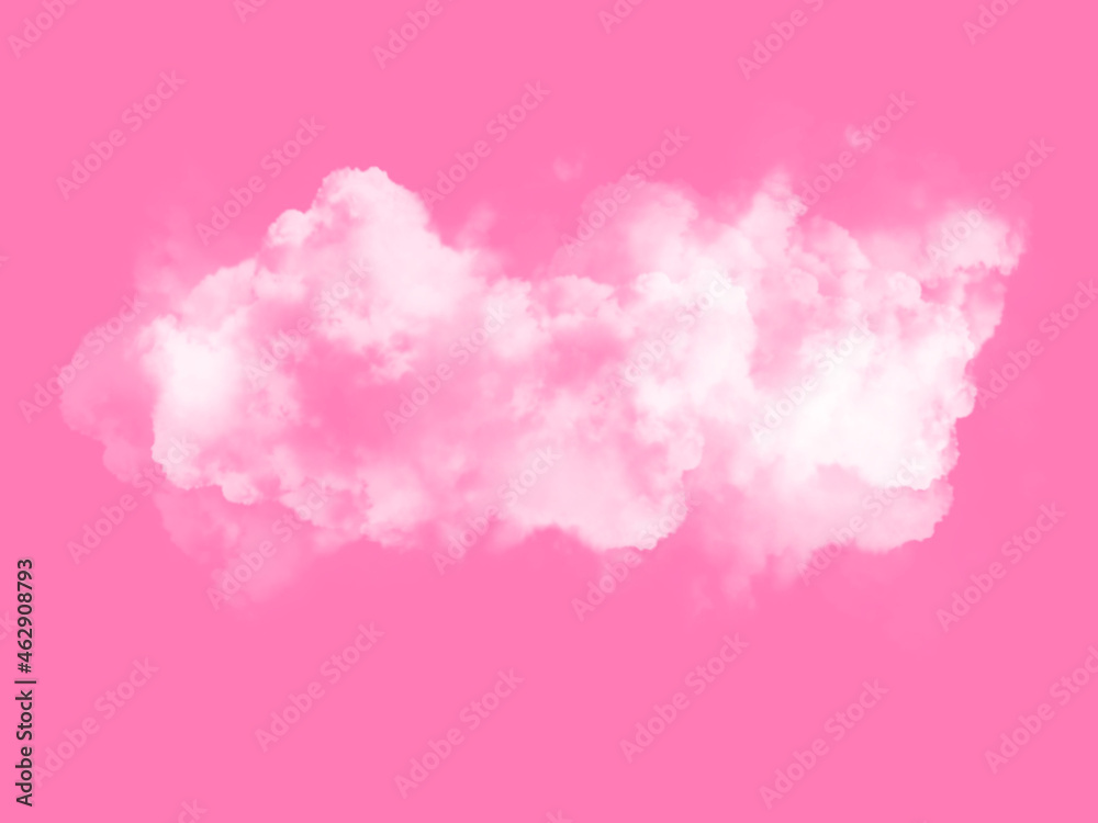 Sky with beautiful clouds. Cloud background. Pink cloud texture background. White Clouds on pink ...