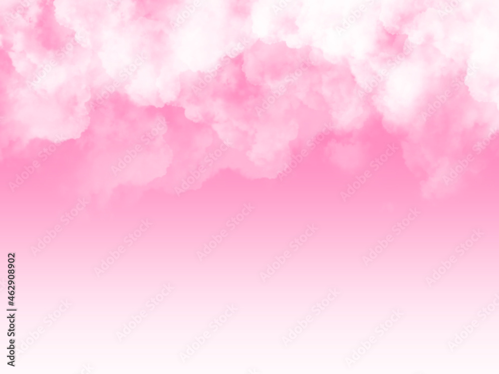 Sky with beautiful clouds. Cloud background. Pink cloud texture ...
