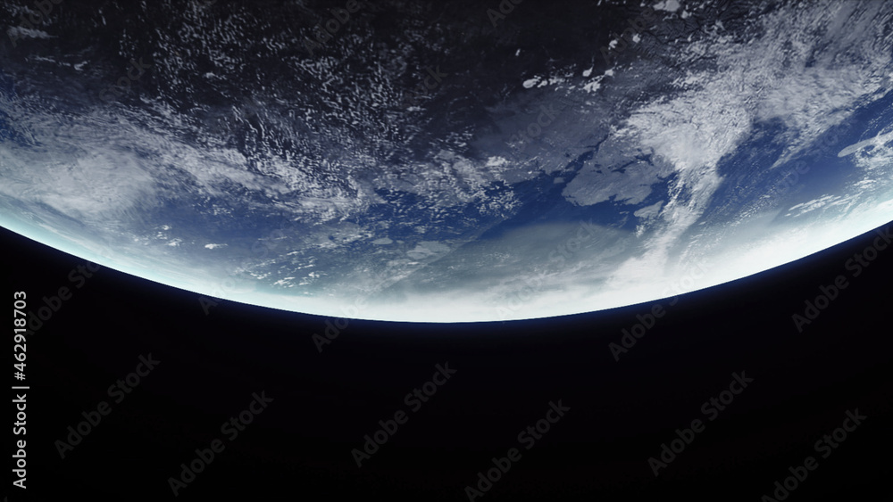 Concept 21-P1 Beautiful Scenery of Realistic Planet Earth from Space ...