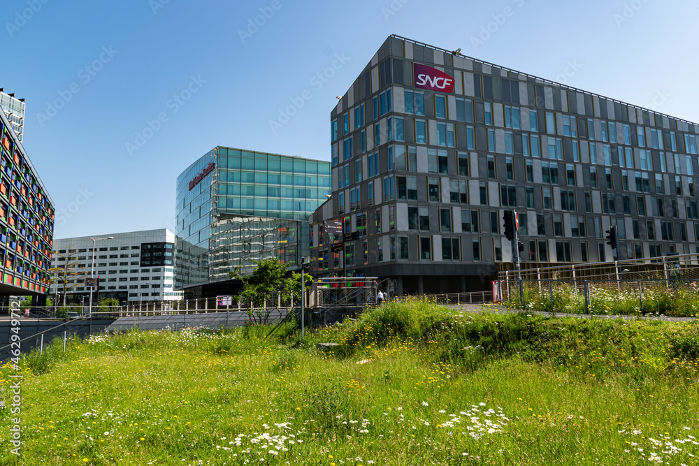 Lille,FRANCE-June 06,2021: View of the SNCF headquarters building in ...