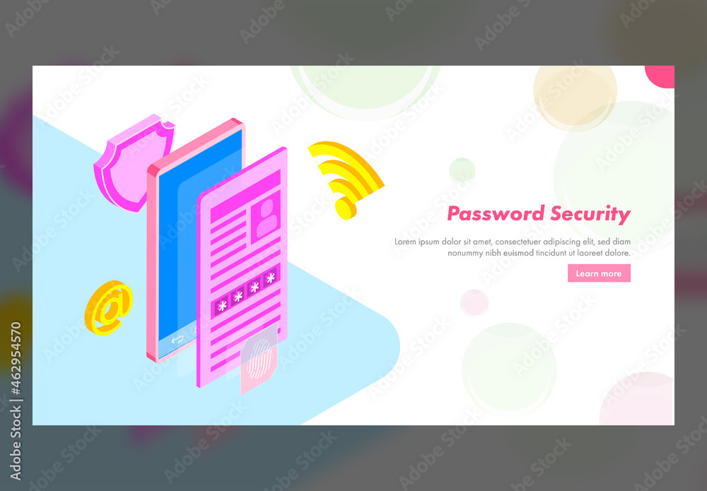 Password Security Concept Based Landing Page Design with Fingerprint ...