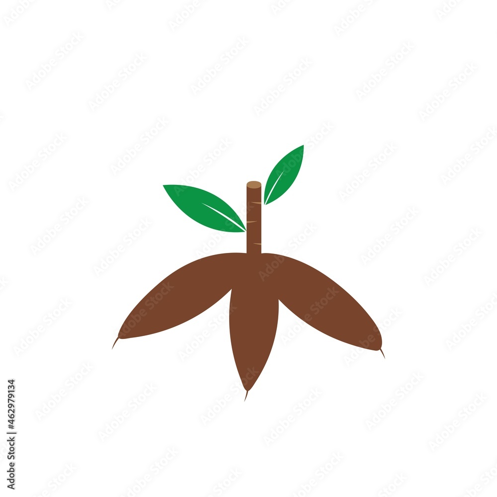 cassava icon logo vector Stock Vector | Adobe Stock
