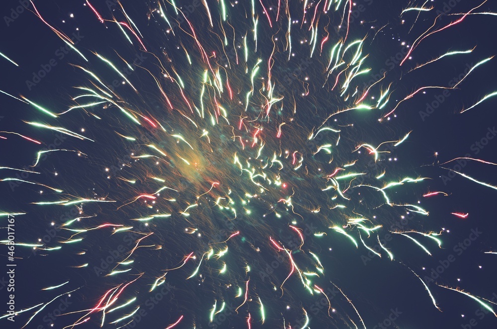 Bursting firecrackers on Diwali Stock Photo | Adobe Stock