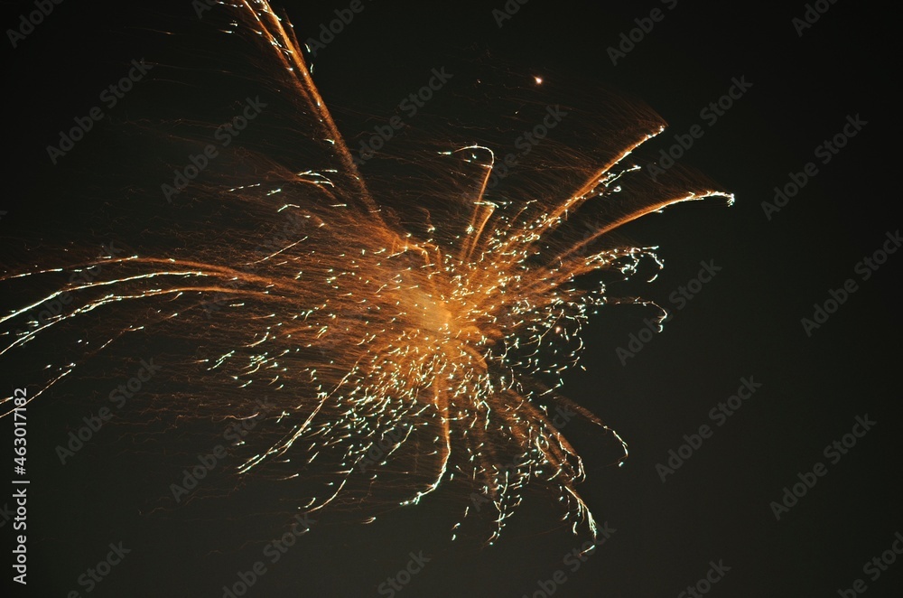 Bursting firecrackers on Diwali Stock Photo | Adobe Stock