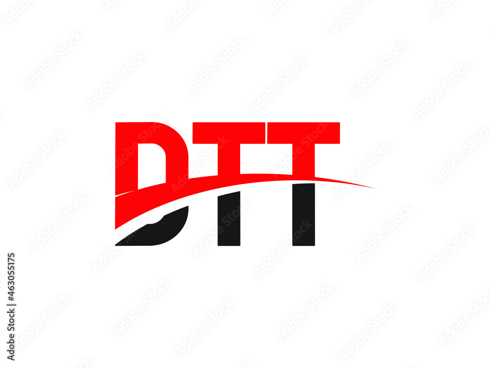 DTT Letter Initial Logo Design Vector Illustration Stock Vector | Adobe ...