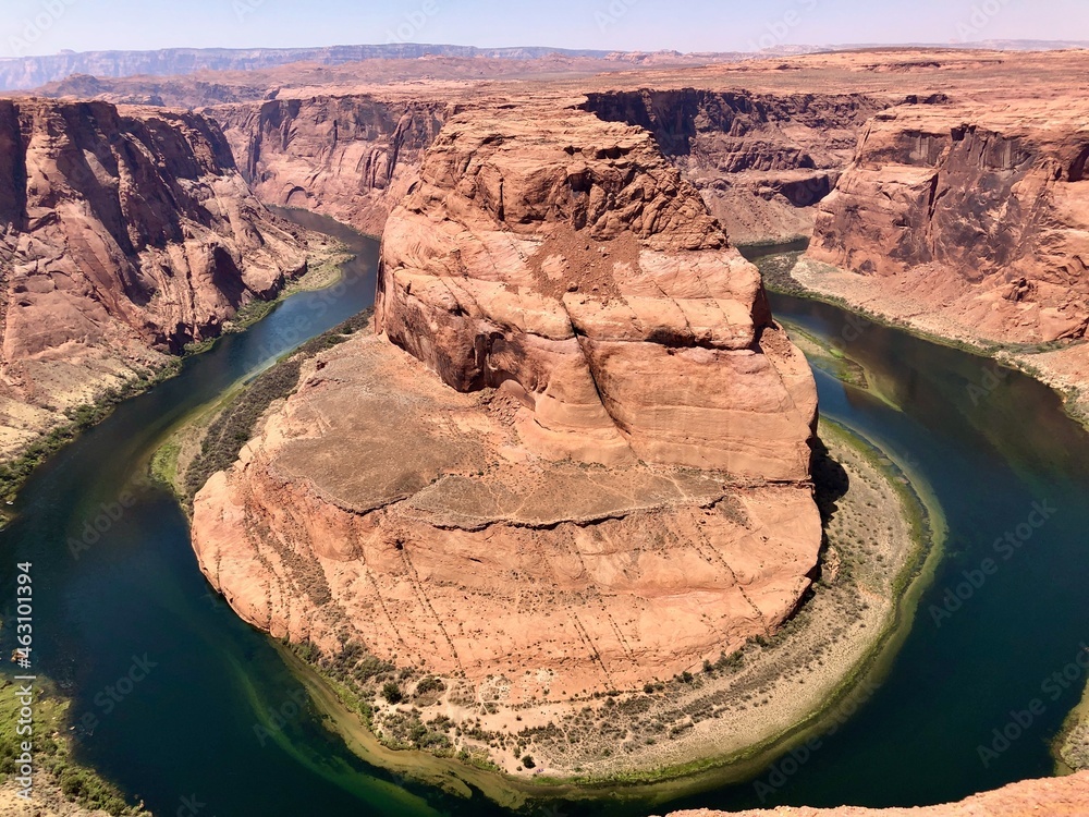 Horseshoe Bend is the name of the place where the Colorado River ...