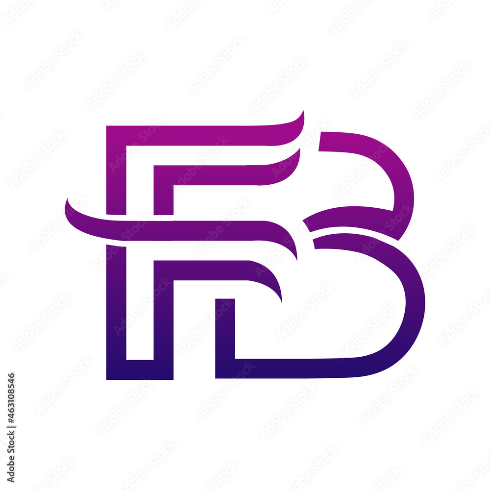Creative FB logo icon design Stock Vector | Adobe Stock