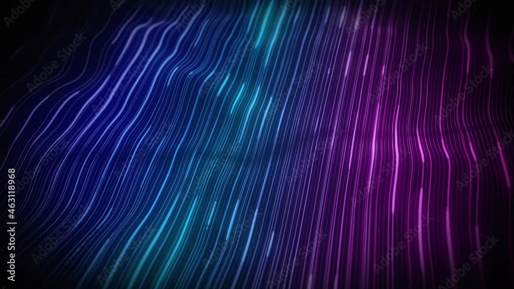 Abstract Gold Strings Waving Fx Background Loop/ 4k animation of an ...